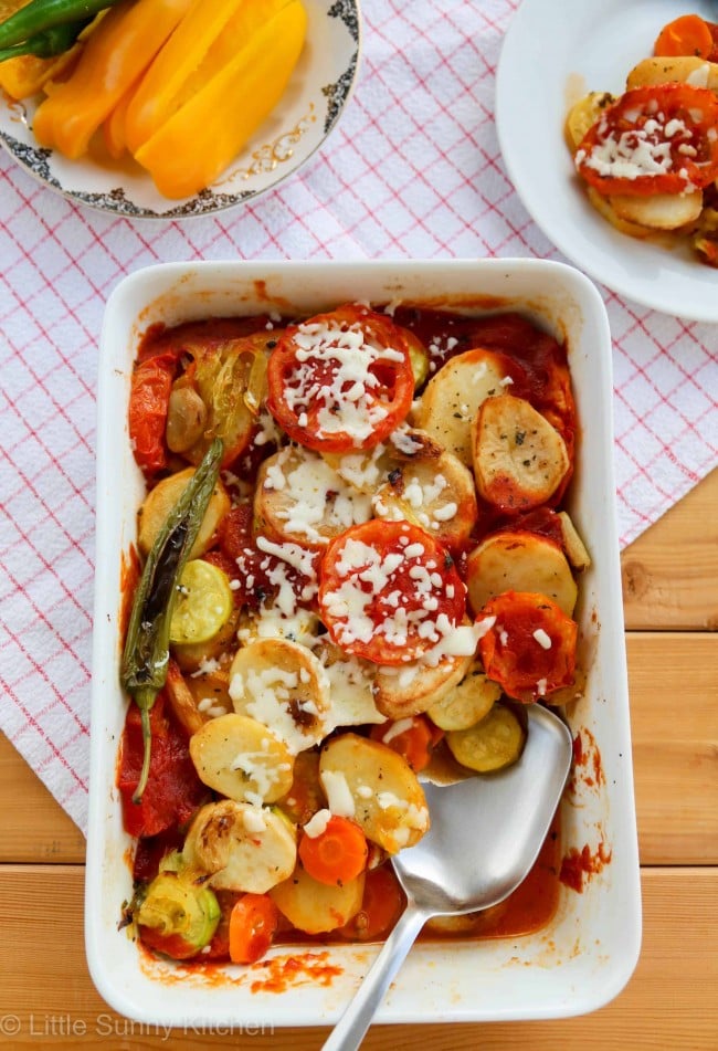 Vegetable Potato Bake - Little Sunny Kitchen