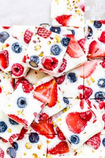 Easy Frozen Yogurt Bark Recipe - Little Sunny Kitchen