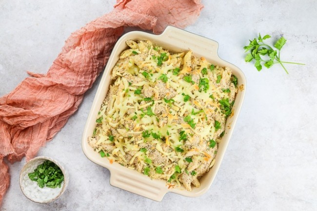 Smoked Haddock Pasta Bake - Little Sunny Kitchen