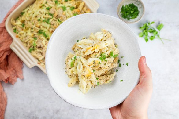 Smoked Haddock Pasta Bake - Little Sunny Kitchen
