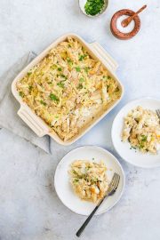 Smoked Haddock Pasta Bake - Little Sunny Kitchen