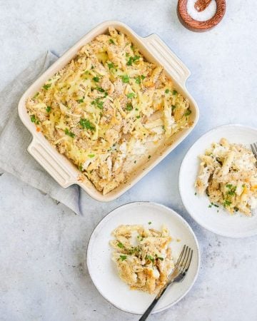 Smoked Haddock Pasta Bake - Little Sunny Kitchen