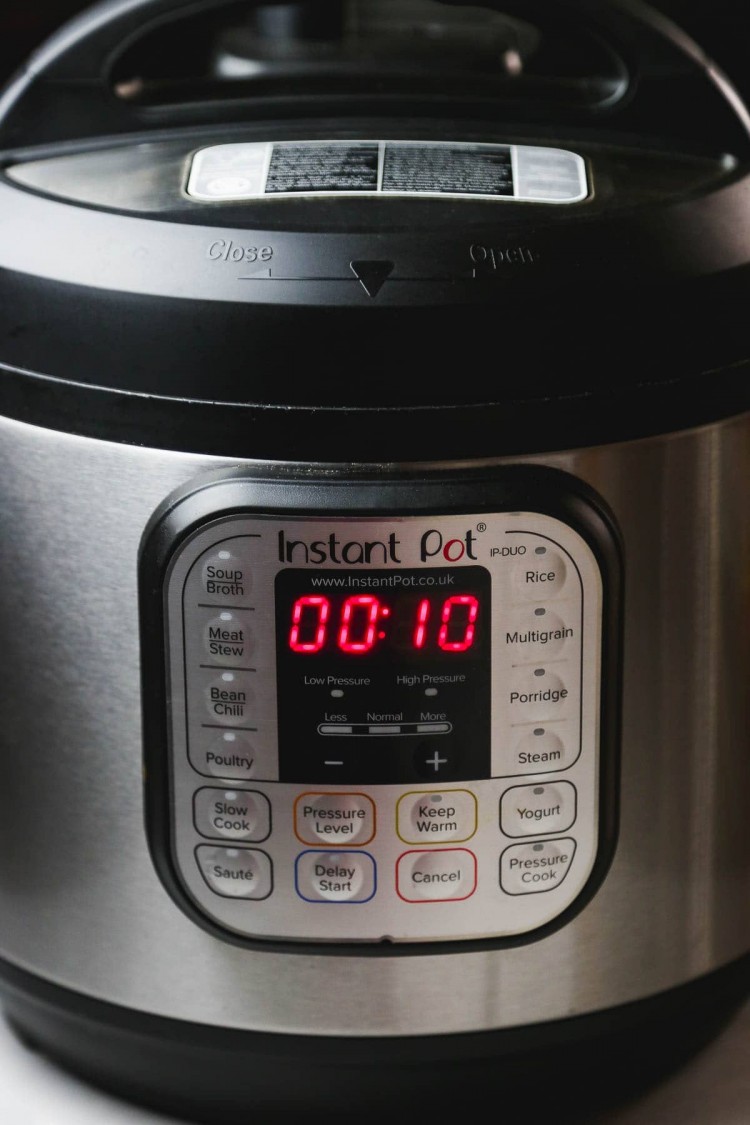 Instant Pot Chicken Burrito Bowl | Little Sunny Kitchen