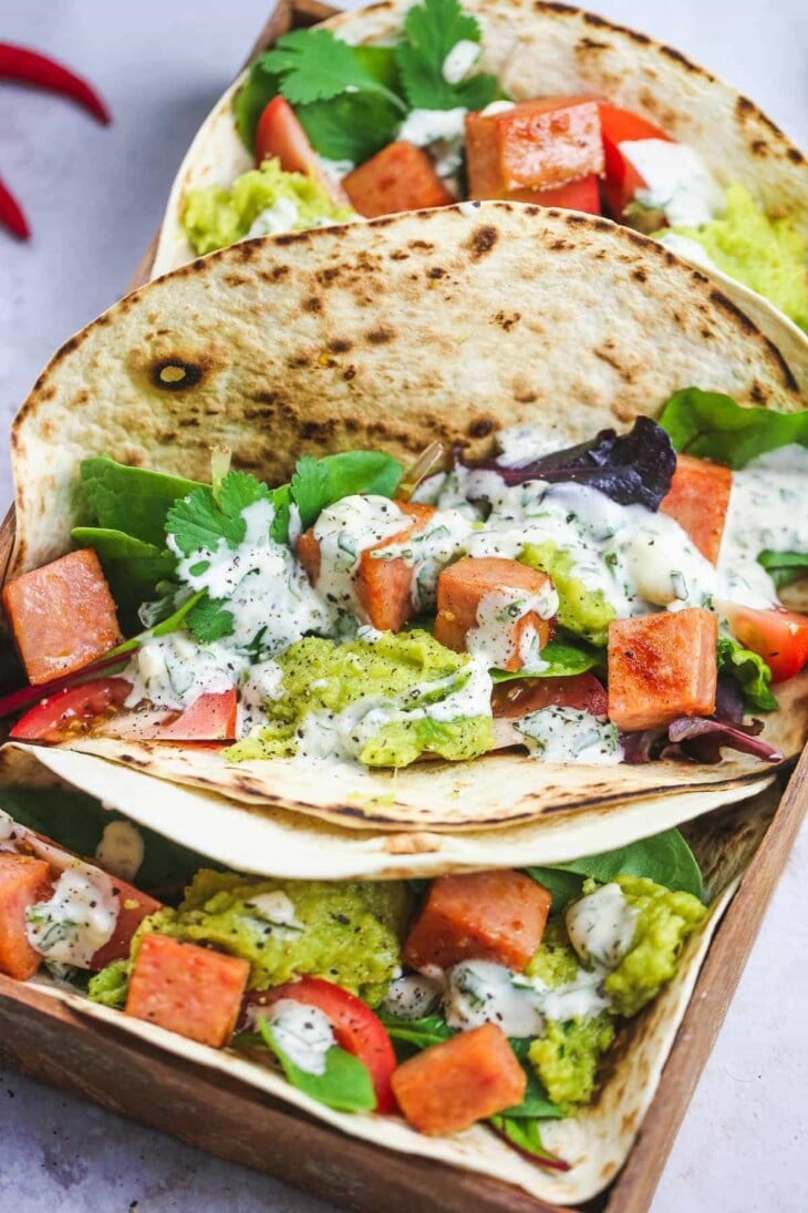 Easy SPAM Tacos - Little Sunny Kitchen