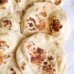 Easy 2-Ingredient Yogurt Flatbreads - Little Sunny Kitchen
