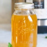 Instant Pot Vegetable Stock - Little Sunny Kitchen