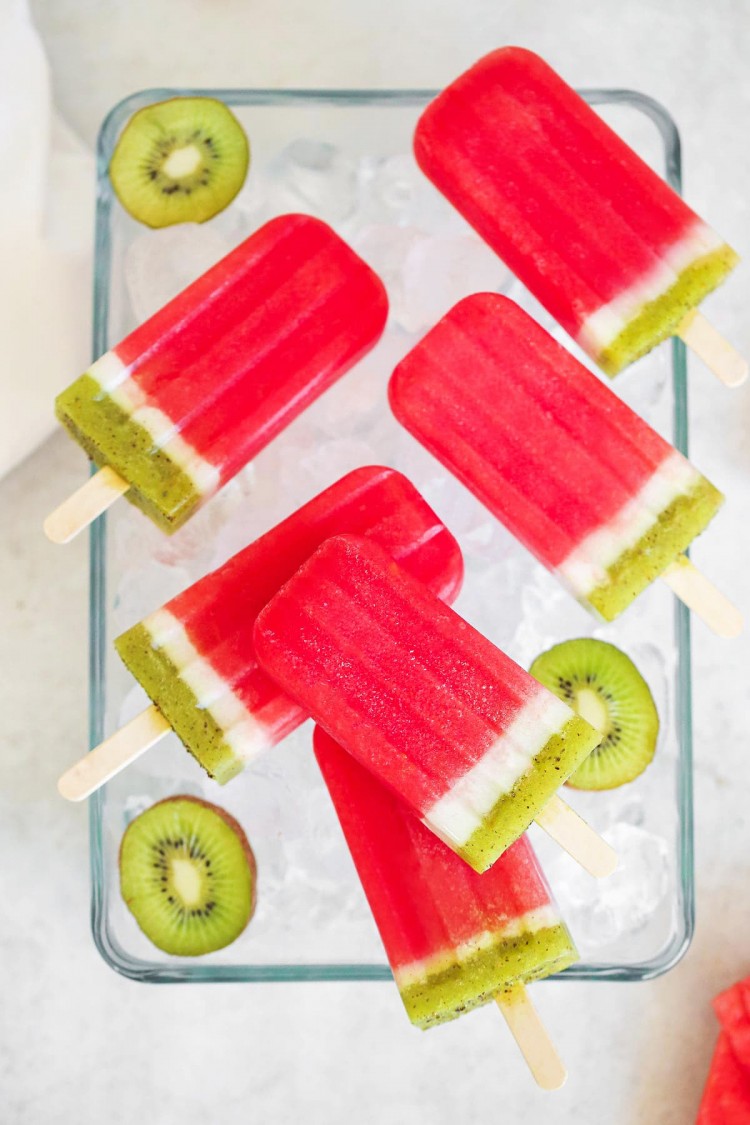 Watermelon Popsicles - Little Sunny Kitchen