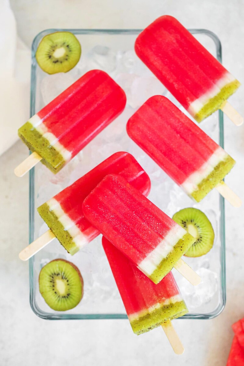 Watermelon Popsicles - Little Sunny Kitchen