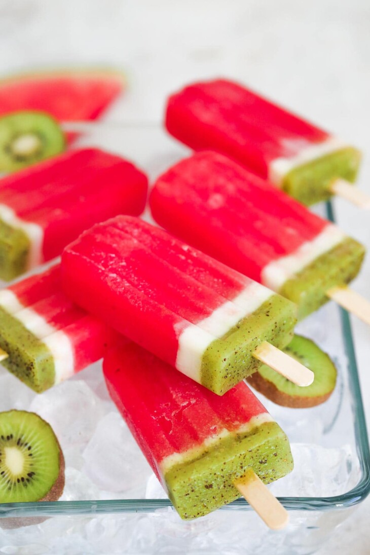 Watermelon Popsicles - Little Sunny Kitchen