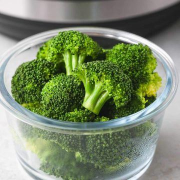 Instant Pot Steamed Broccoli (firm not mushy!) - Little Sunny Kitchen