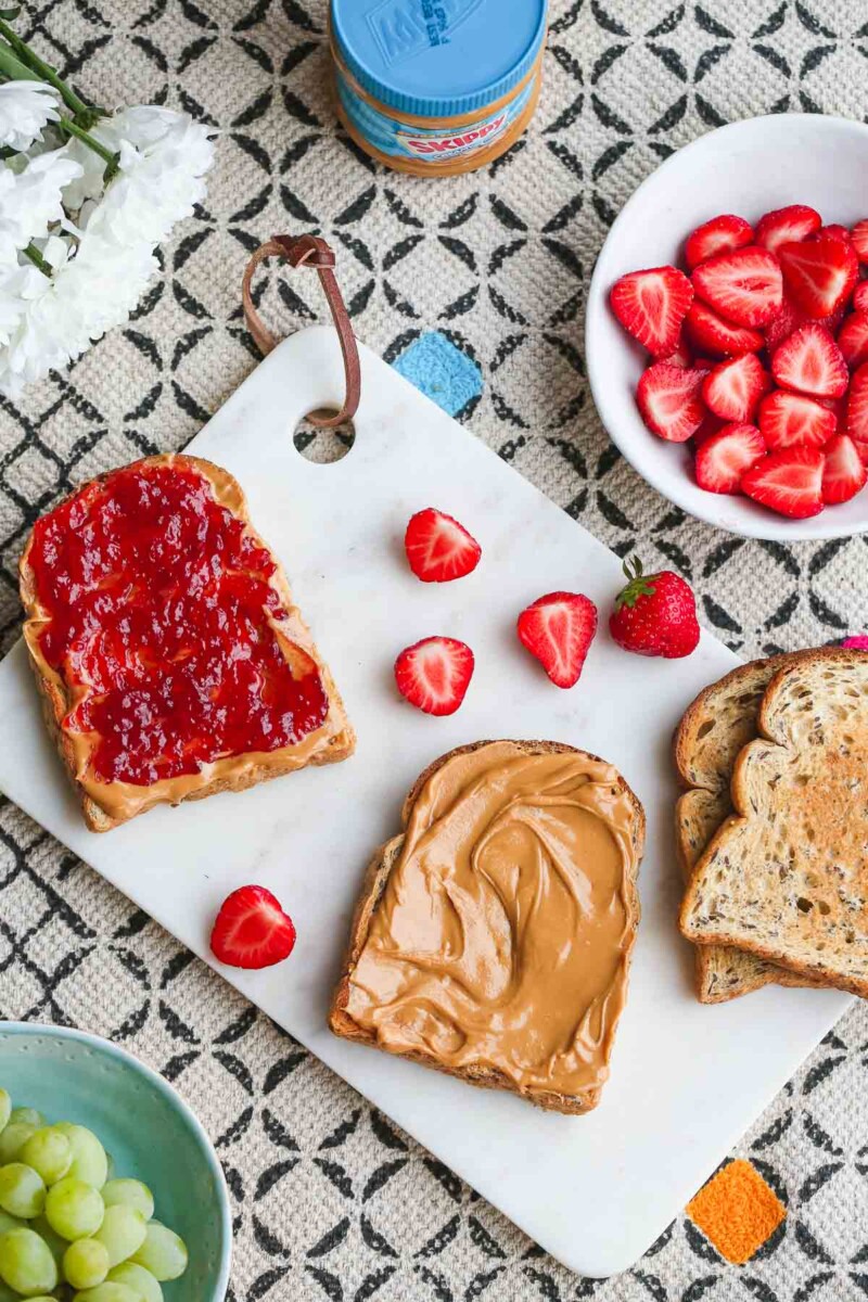 Peanut Butter and Jelly Sandwich - Little Sunny Kitchen