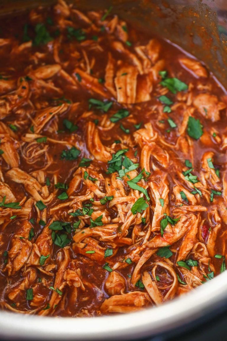 Mexican Instant Pot Shredded Chicken - Little Sunny Kitchen