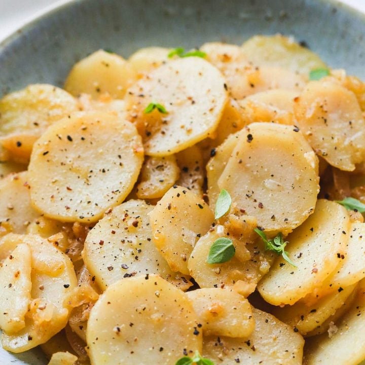 Smothered Potatoes - Little Sunny Kitchen