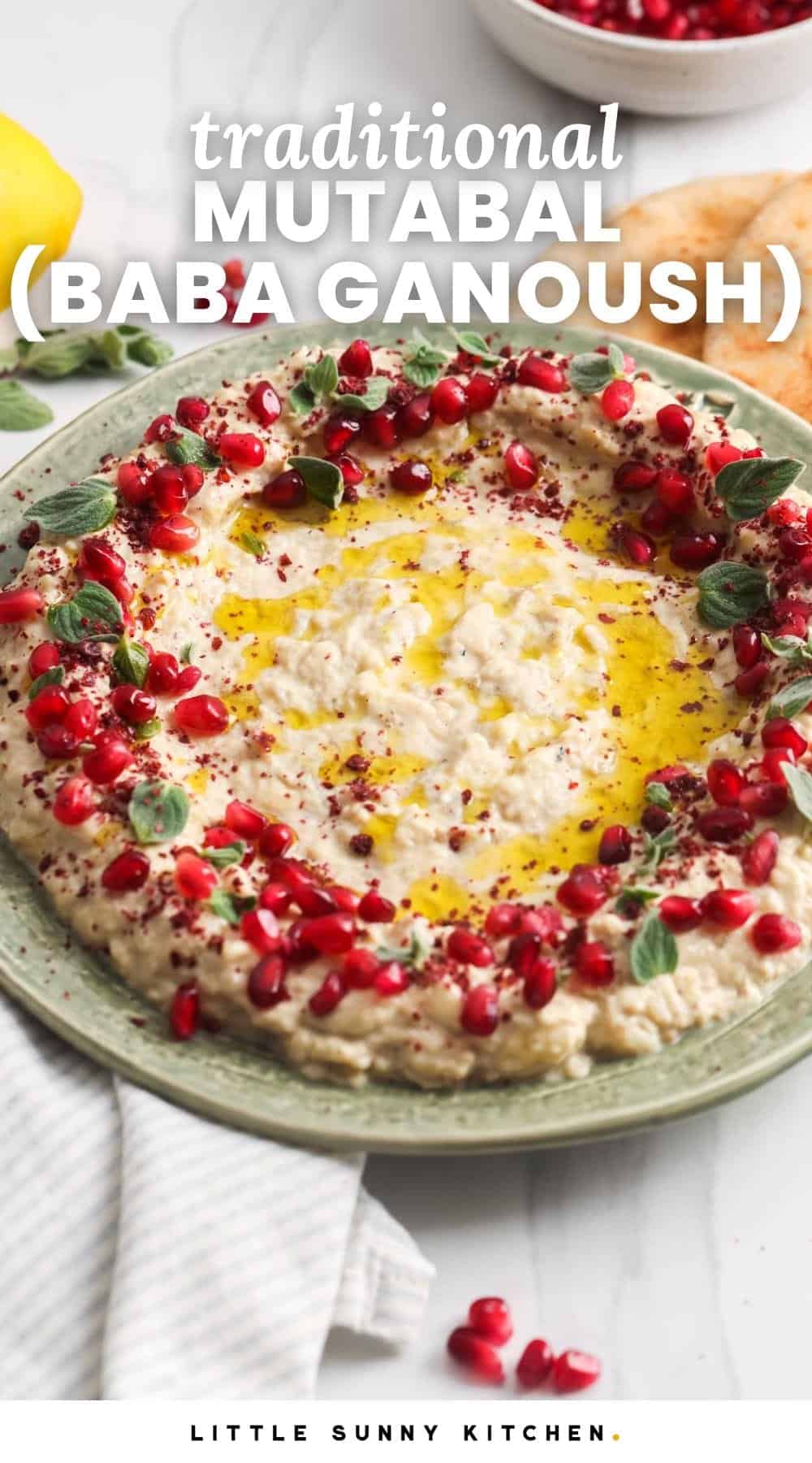 Traditional Mutabal (Charred Eggplant Dip)