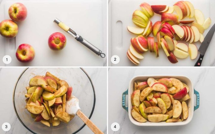 Cinnamon Baked Apple Slices - Little Sunny Kitchen