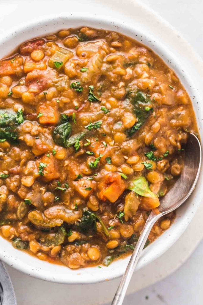 Quick & Easy Instant Pot Lentil Soup - Little Sunny Kitchen