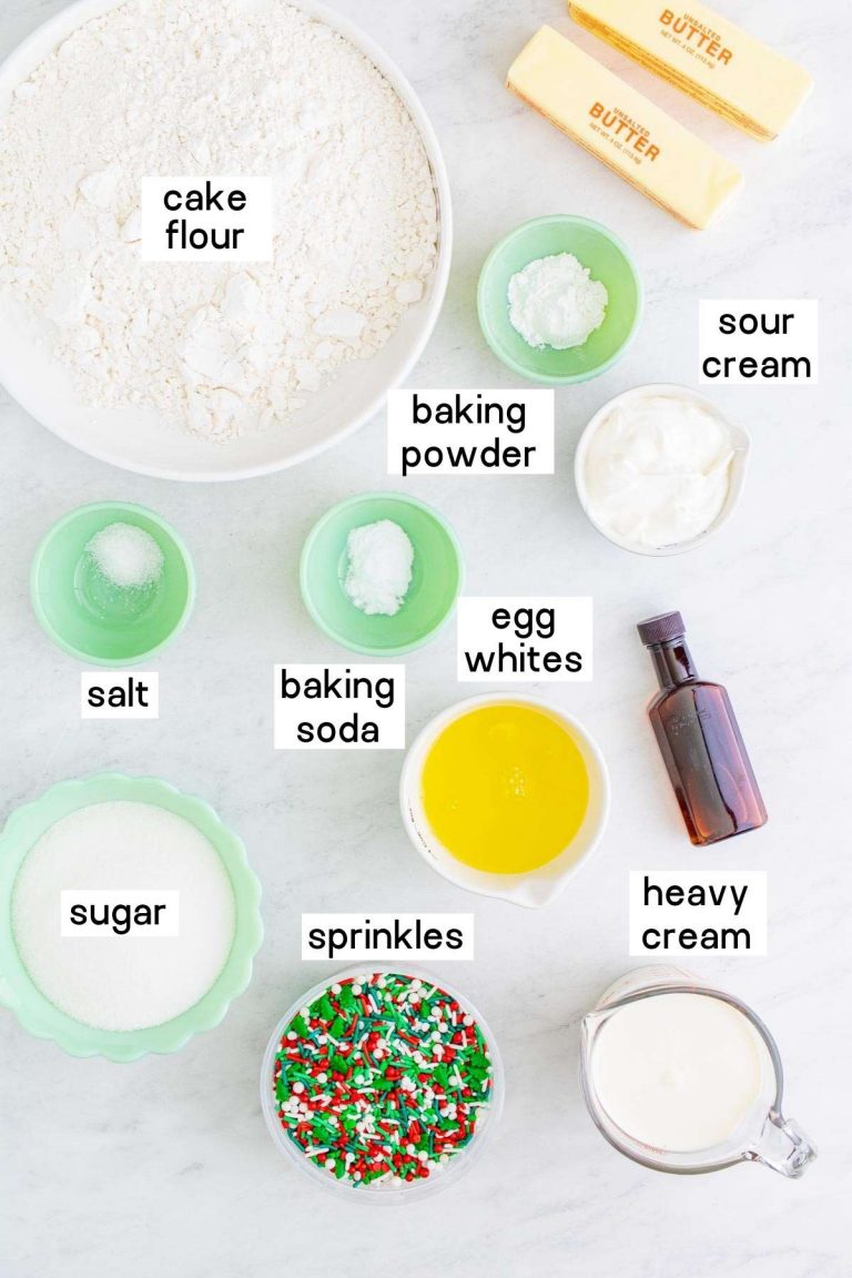 Christmas Layer Cake (Funfetti Cake from Scratch!) - Little Sunny Kitchen