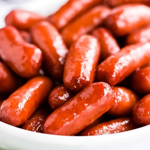 3-ingredient Crockpot Little Smokies Recipe | Little Sunny Kitchen