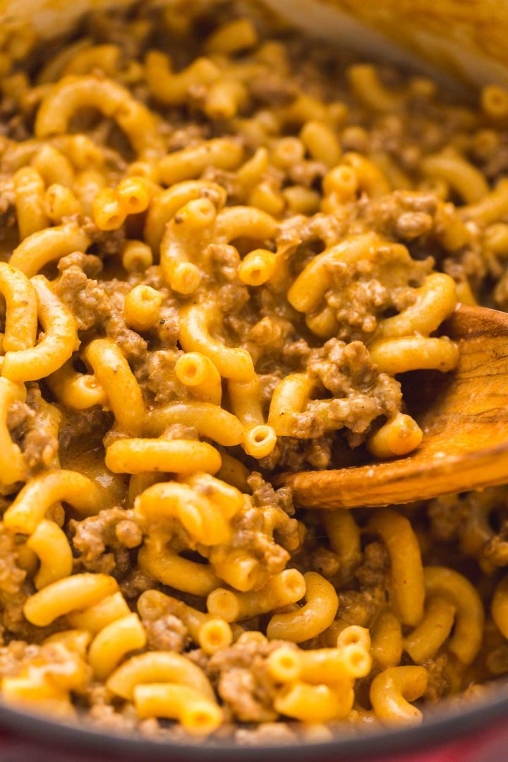 One Pot Homemade Hamburger Helper (Stovetop & Instant Pot Directions)
