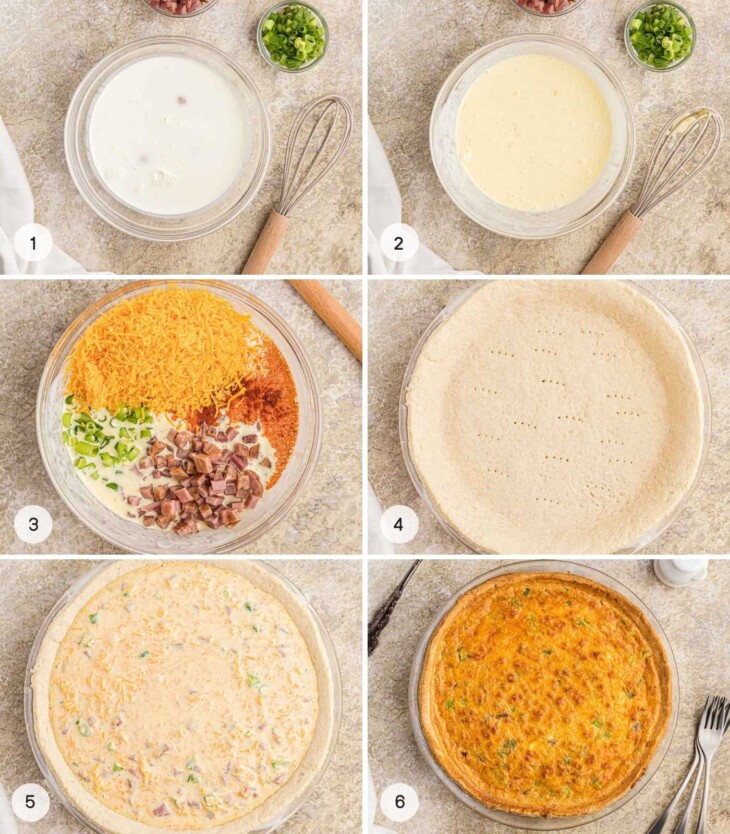 Easy Quiche Recipe with Pre-Made Crust- Little Sunny Kitchen