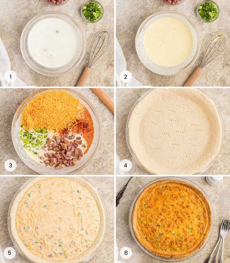 Easy Quiche Recipe with Pre-Made Crust- Little Sunny Kitchen