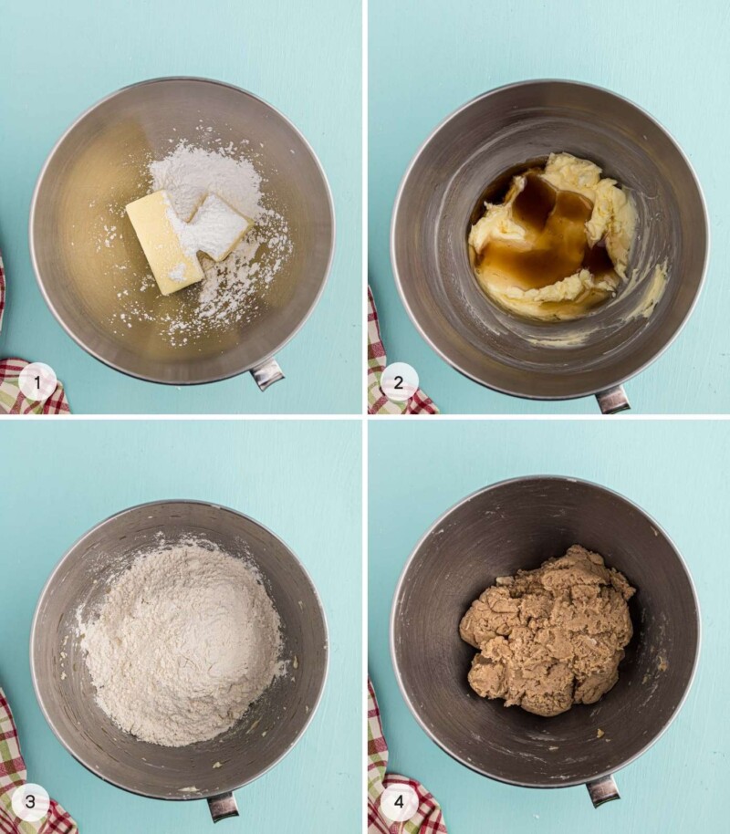 Spiced Rum Slice And Bake Cookies - Little Sunny Kitchen