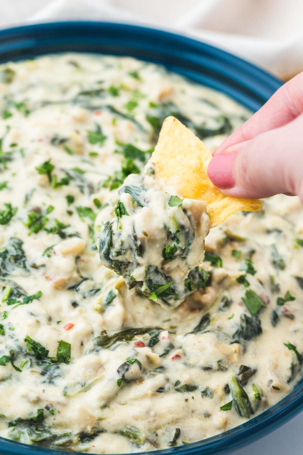 Easy Instant Pot Spinach Artichoke Dip - Little Sunny Kitchen