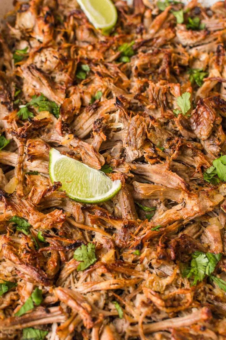 Crispy Instant Pot Carnitas Recipe | Little Sunny Kitchen