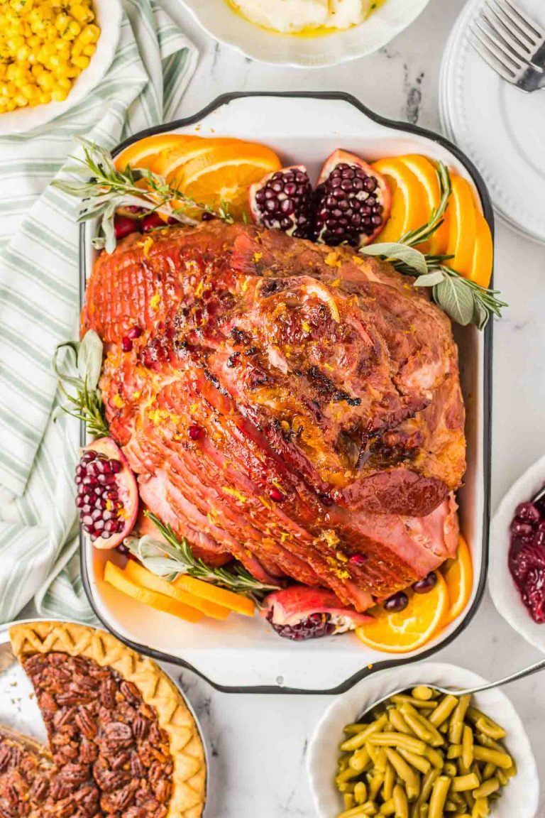Best Instant Pot Honey Glazed Ham - Little Sunny Kitchen