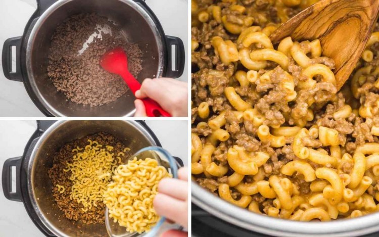 One Pot Homemade Hamburger Helper (Stovetop & Instant Pot Directions)