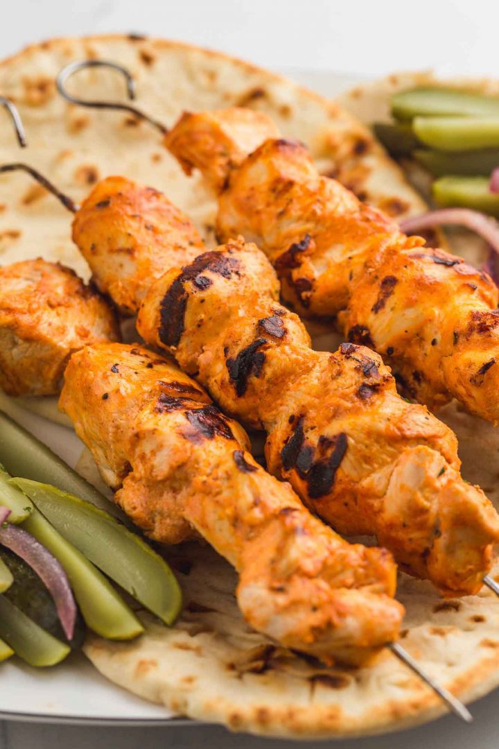 Authentic Shish Tawook Chicken Skewers Recipe | Little Sunny Kitchen