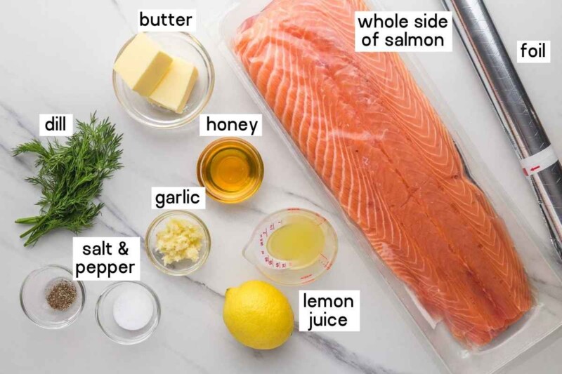 Lemon Garlic Butter Salmon in Foil Recipe - Little Sunny Kitchen