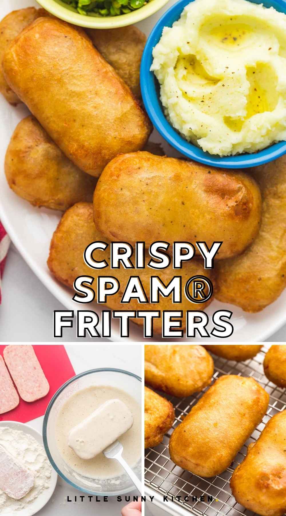 Crispy SPAM Fritters - Little Sunny Kitchen