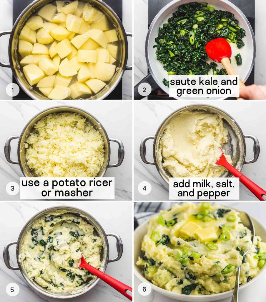Colcannon (Irish Mashed Potatoes) - Little Sunny Kitchen