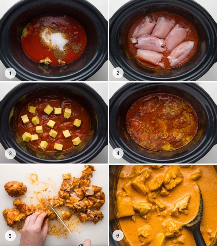 Slow Cooker Butter Chicken Recipe | Little Sunny Kitchen