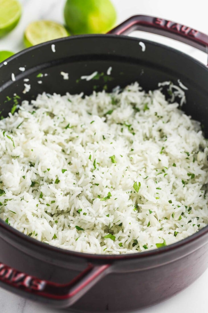 Chipotle Cilantro Lime Rice Recipe (Copycat) | Little Sunny Kitchen