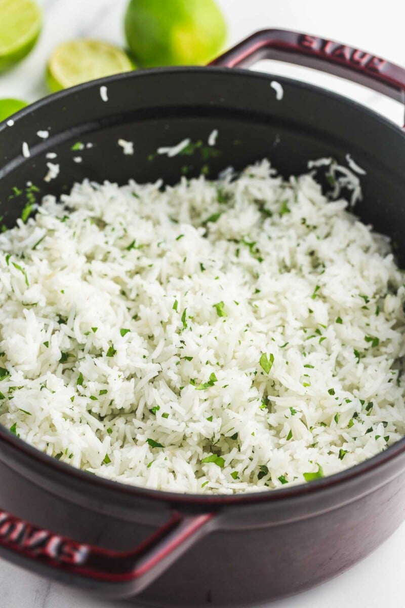 Chipotle Cilantro Lime Rice Recipe (Copycat) | Little Sunny Kitchen