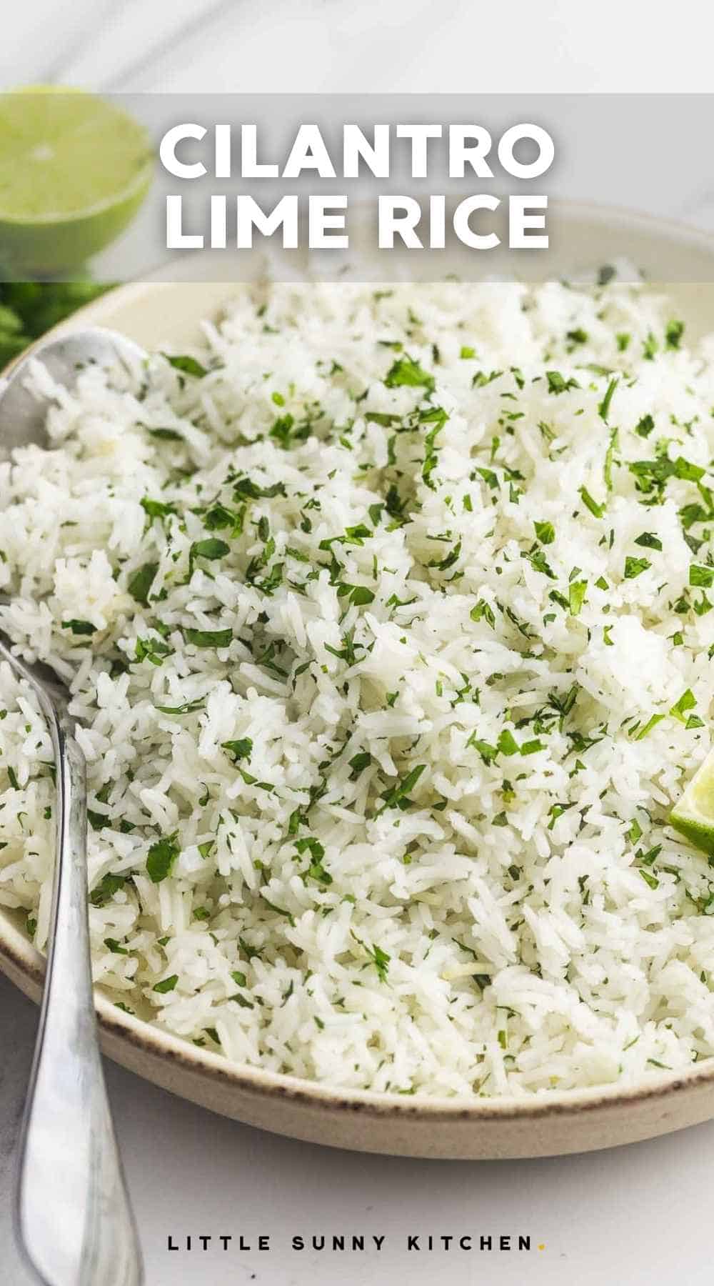 Chipotle Cilantro Lime Rice Recipe (Copycat) | Little Sunny Kitchen