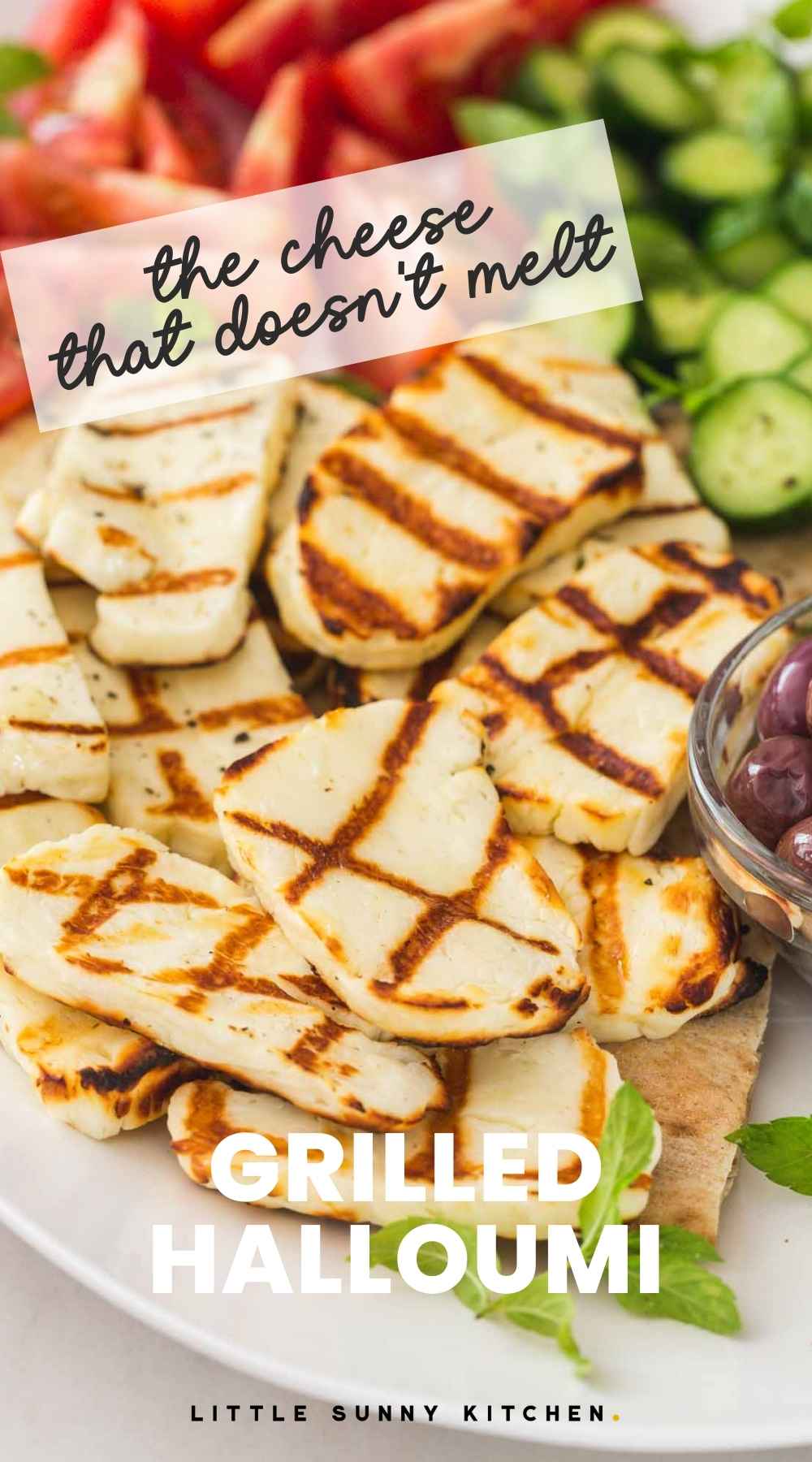 Grilled Halloumi Cheese Recipe (The Cheese That Doesn't Melt!)