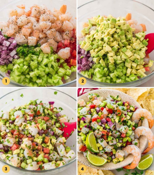 Easy Shrimp Ceviche With Avocado (Light & Fresh!) - Little Sunny Kitchen