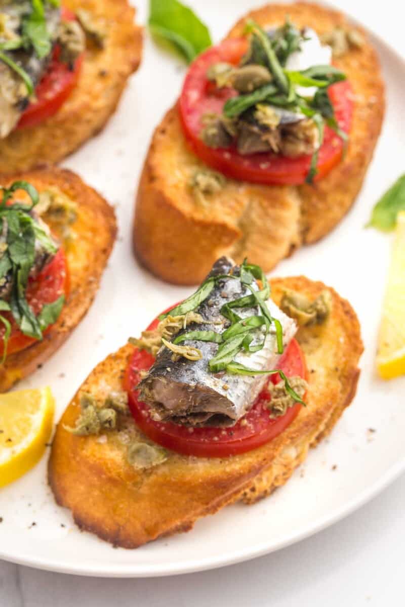 Sardines on Toast (Easy Lunch or Appetizer) - Little Sunny Kitchen