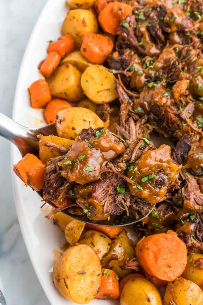 The BEST Instant Pot Pot Roast Recipe - Little Sunny Kitchen