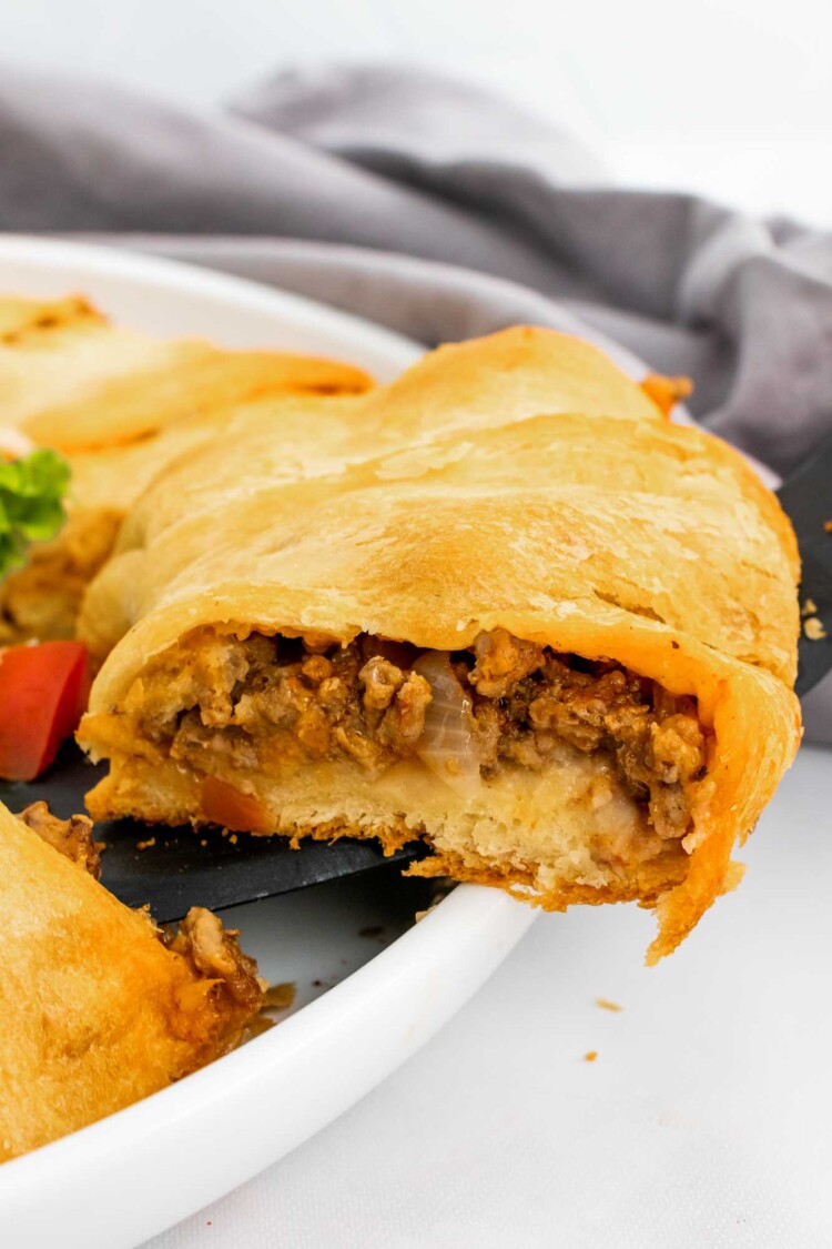 Easy Taco Ring Recipe (Appetizer or Dinner) - Little Sunny Kitchen