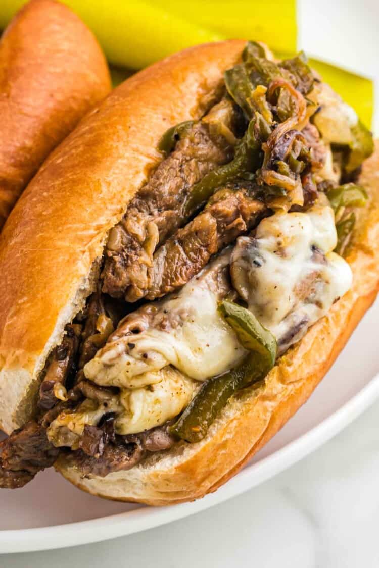 The Best EVER Philly Cheesesteak Recipe - Little Sunny Kitchen