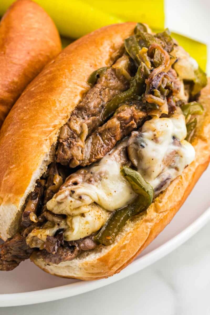 The Best EVER Philly Cheesesteak Recipe - Little Sunny Kitchen