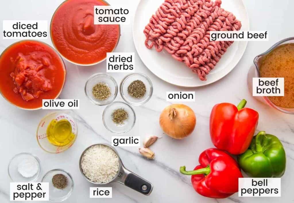 Easy Stuffed Pepper Soup Recipe - Little Sunny Kitchen