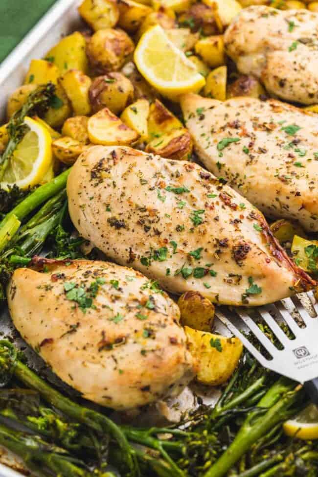 Easy Baked Chicken And Potatoes Dinner Little Sunny Kitchen Easy Baked Chicken And Potatoes Dinner Little Sunny Kitchen