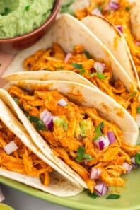 Chicken Tinga Tacos (Pollo De Tinga) - Little Sunny Kitchen