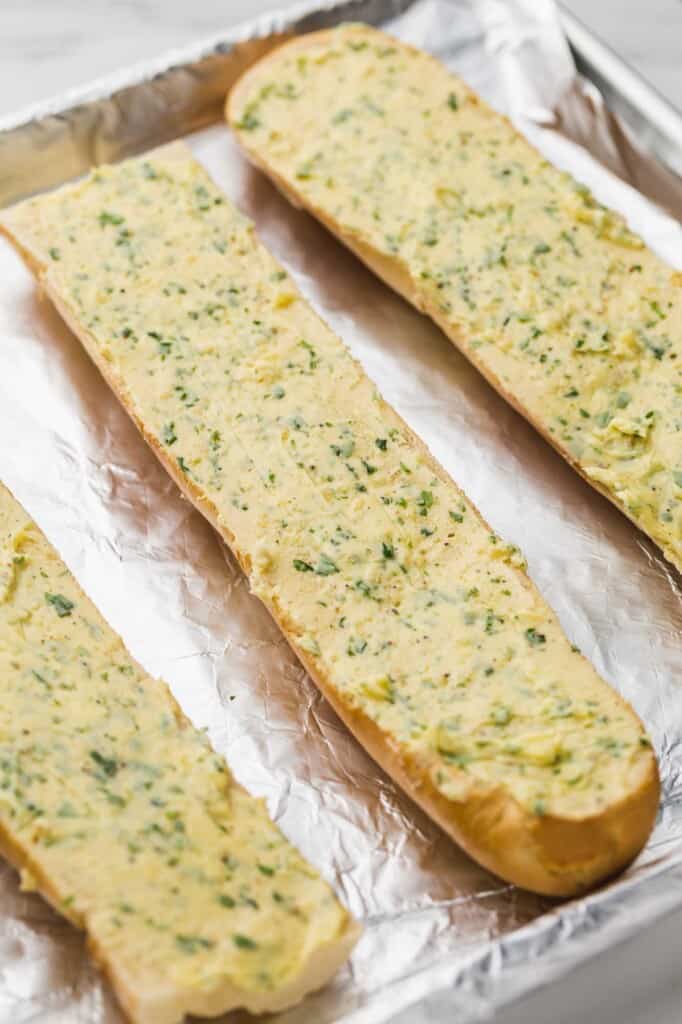 Homemade Garlic Bread Recipe - Little Sunny Kitchen