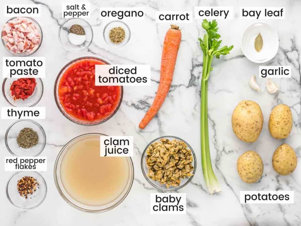 Manhattan Clam Chowder Recipe - Little Sunny Kitchen